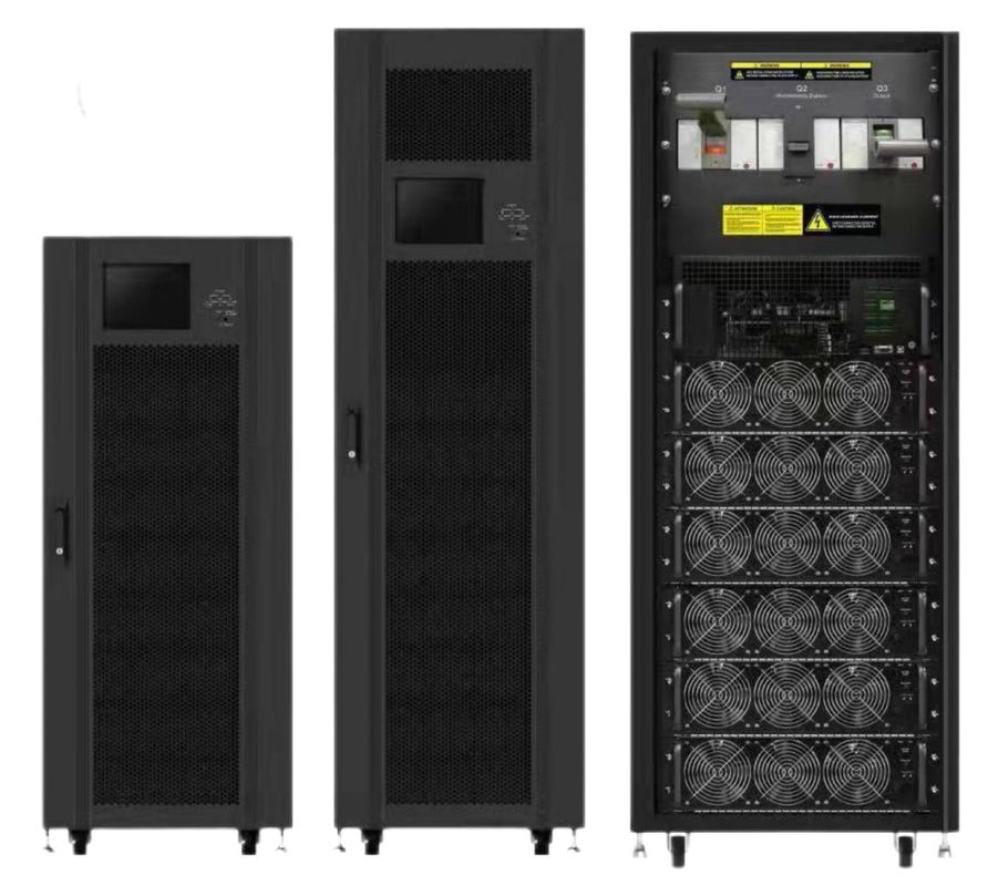 Modular Type UPS Cabinet 60kva To 300kva 3 Phase Uninterruptible Power ...