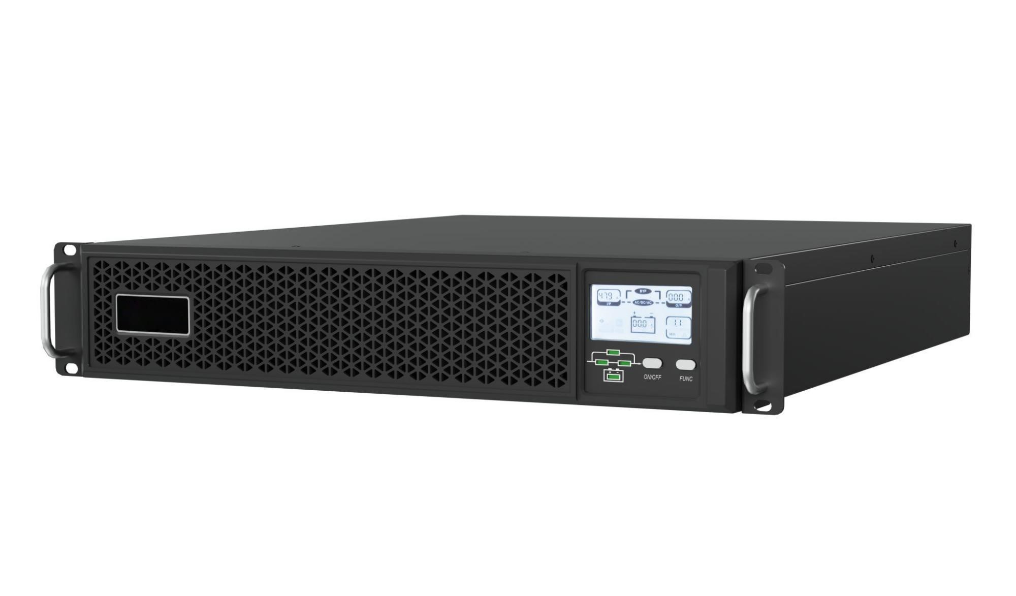 1/1 Single Phase Rack Mounted Uninterruptible Power Supply Online UPS 1kVA To 3kVA